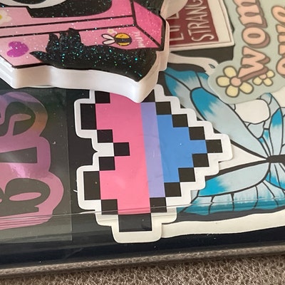 Take Your Meds Pixel Art Sticker Medication Reminder, Mental Health ...
