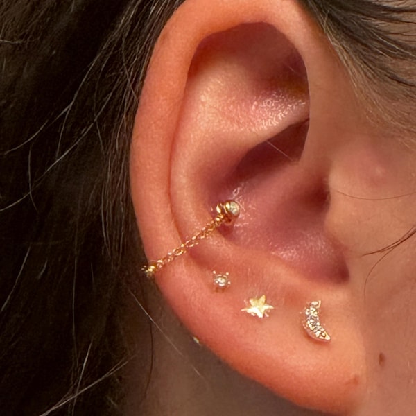 Hidden Helix Chain, Helix Chain, Double Helix Chain, Helix Earring ...