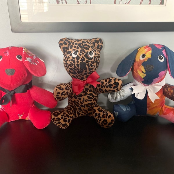 Memory Dog/puppy/stuffed Animal/custom Made/from Shirt/in Memory Of ...