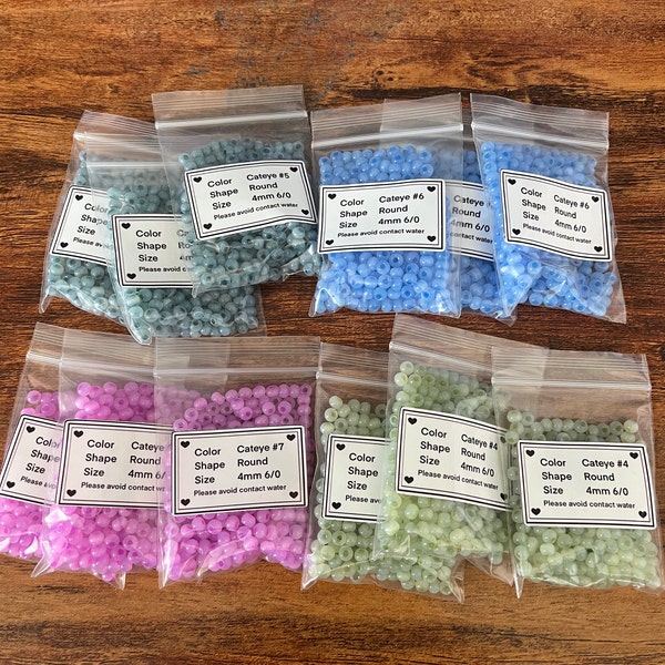 Miyuki 11/0 8/0 2mm 3mm Japanese Miyuki Glass Seed Beads | Semi Opaque | Miyuki Round Seedbeads ...