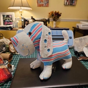 Stuffed Animal Standing Puppy Dog PDF Sewing Patterns & Tutorials ...