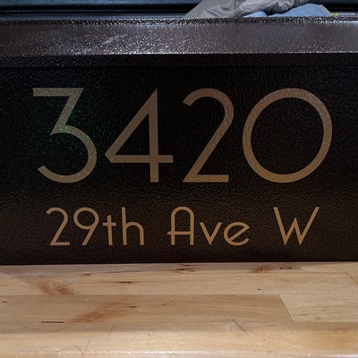 House Number Decal, Street Address Sticker, Personalized Door Number ...