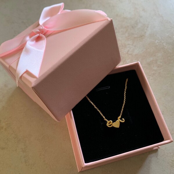 Cursive Necklace, Custom Cursive Necklace, Letter Necklace, Name ...