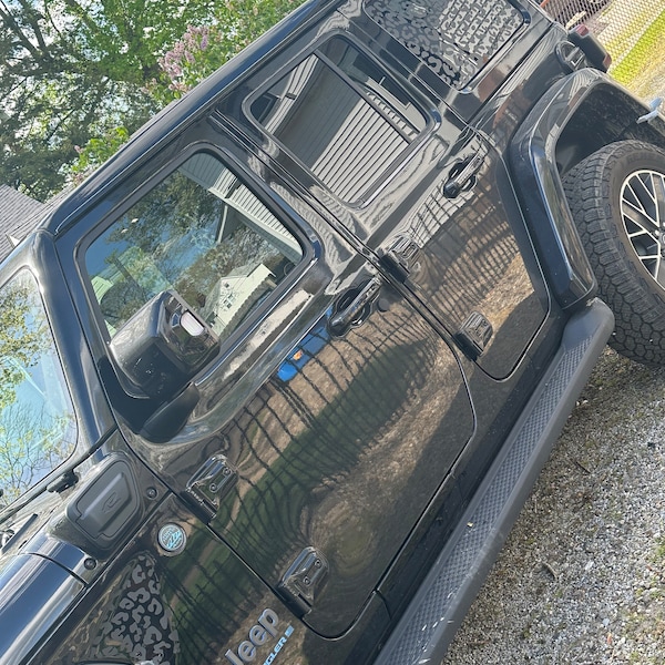 Leopard Cheetah Print Rear Window Decals Fit Jeep Wrangler Unlimited ...