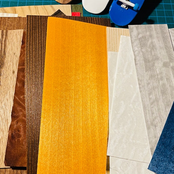 Light Red Meranti Wood Veneer Sheets, 30x12cm, 2 Sheets, Grade AA ...