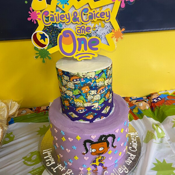 Rugrats Cake Topper - Rugrats Party - Rugrats Party Decorations ...