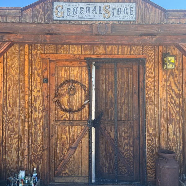 Rustic General Store Mercantile Wood Sign - Hand Crafted Antique Wooden ...