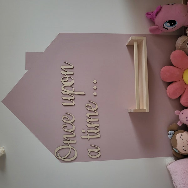 Once Upon a Time | Wooden Wall Words | Nursery | Children’s Room Decor ...