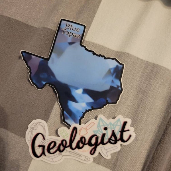 Geologist Doodle Clear Backing Sticker - Etsy
