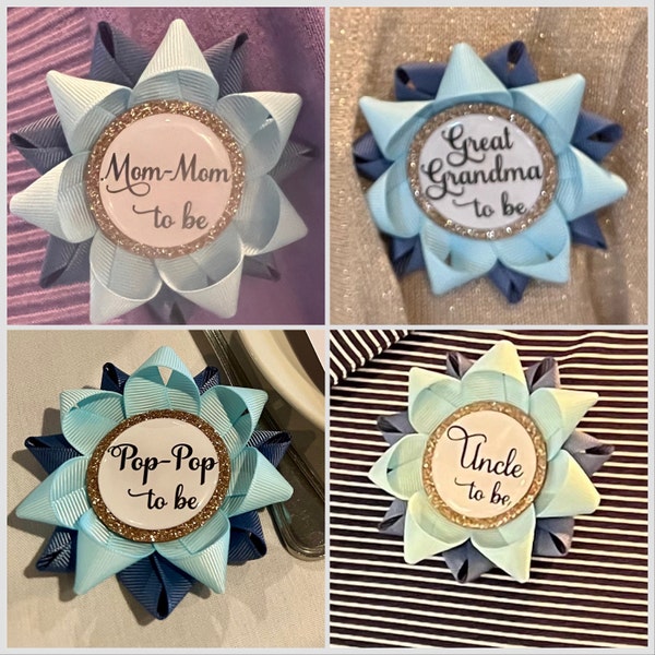 Blue Baby Shower Pins, Boy Baby Shower, Baby Boy Shower Ideas, Baby ...