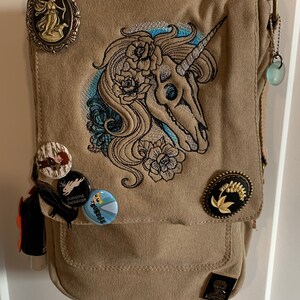 Miniature Menagerie Luna Moth Diagram Embroidered Canvas | Etsy