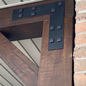 2 False Hinge Fronts Hand Forged Flat Metal Plate 13 | Etsy