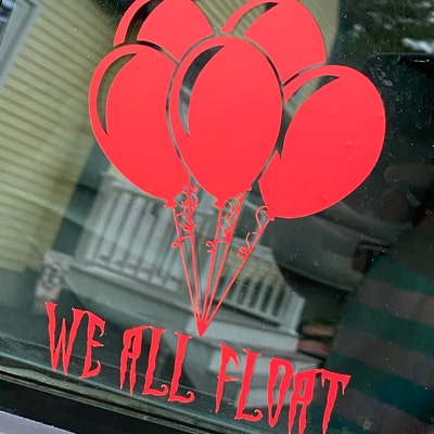 We All Float Vinyl Car Window Decal - Etsy