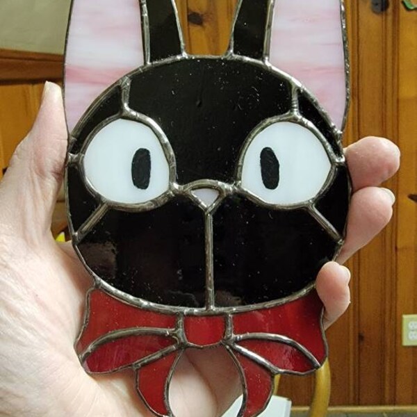 Black Cat | Stained Glass Pattern | PDF | Digital Download | Suncatcher ...
