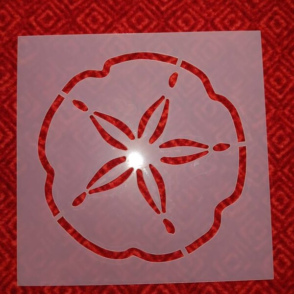 Sand Dollar Stencil for Beach Decor, Ocean Stencil for Under the Sea ...