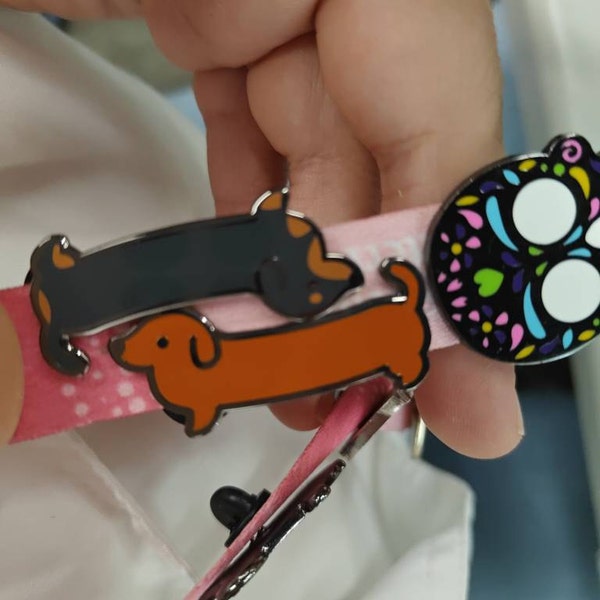 Dachshund Enamel Pin Wiener Dog Sausage Lapel Pin Brooch Badge Flair ...