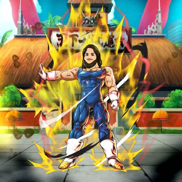 Custom Portrait DBZ Dragon Ball Z Custom Anime Portrait , Couple Anime ...