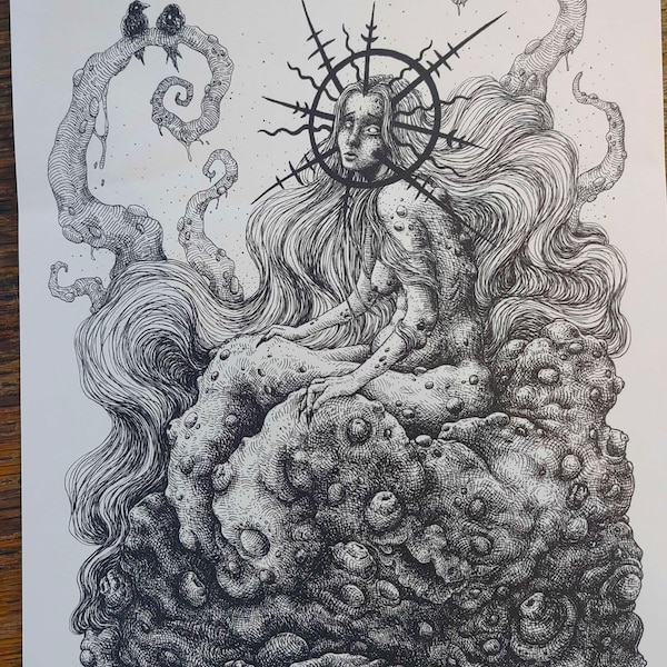 STOLAS Vinyl Art Sticker / Goetia Owl Demon Prince Artwork - Etsy