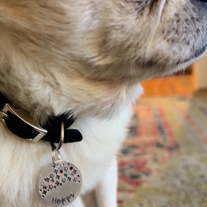 Pet ID Tag Swarovski Butterfly Dog Tag Rhinestone Gems Dog - Etsy