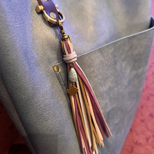 Leaf Purse Tassel Earthy Nature Green Leather Leaf Hippie Boho - Etsy