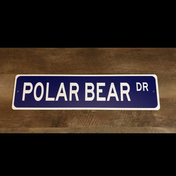 Polar Bear, Polar Bear Gift, Polar Bear Sign, Polar Bear Decor, Polar ...