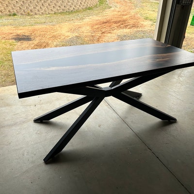 H 28 Inch Dining Table Legs, Butterfly Spider Shape Table Base, 1 Set ...