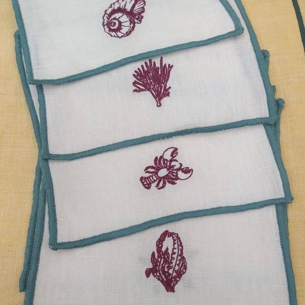 24 Marine Machine Embroidery Designs Bundle, Sea Conch Shell Horse ...