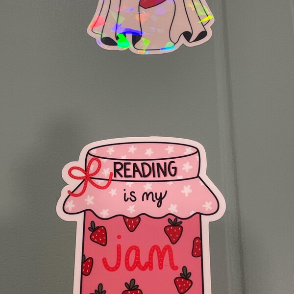 Reading is My Jam Sticker - Etsy