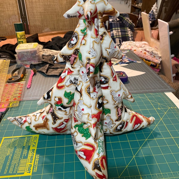Plush Fabric Christmas Tree Sewing Pattern & VIDEO Tutorial | Table ...