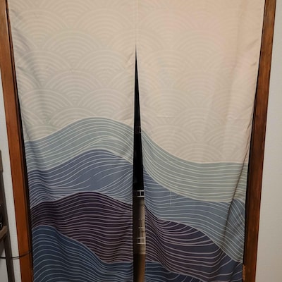 Japanese-style Art Noren Door Curtains, Modern Minimalist Geometric ...