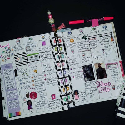 Happy Planner Encourager, Happy Planner Encourager Layout Printable