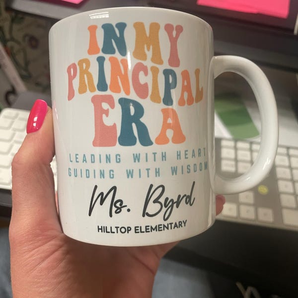 Personalized Principal Gift Mug, Principal Appreciation Gift, School ...