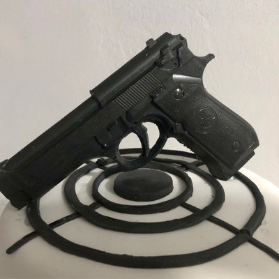 GUN MOLD, Gun & Bullets Chocolate Mold, Soap Mold, Hunter Theme Cake ...