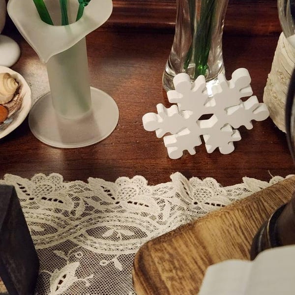 Painted Wooden Christmas Present Blocks: Farmhouse Rustic Decor - Etsy