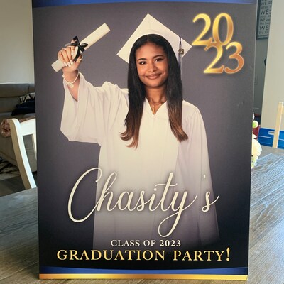 Jersey Graduation Banner High School Graduation Gift - Etsy