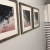 Blush Pink Nautical Print, Navy Ocean Art, Navy Blue Wall Art, Abstract ...