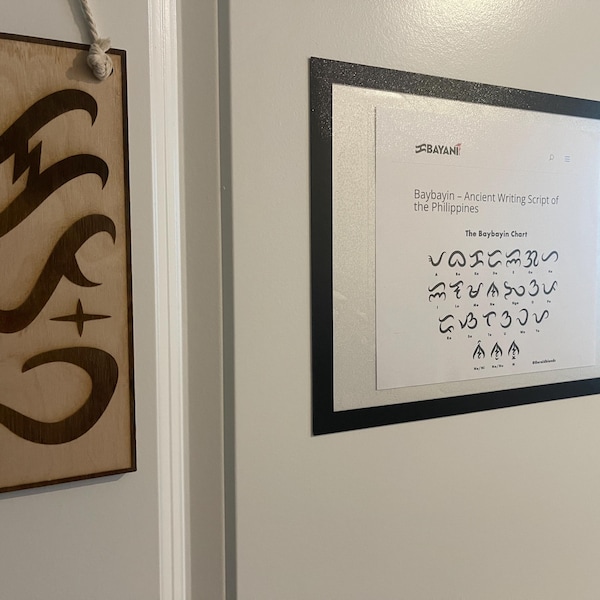 Filipino Sign "maganda" Baybayin Art Scripture - Etsy
