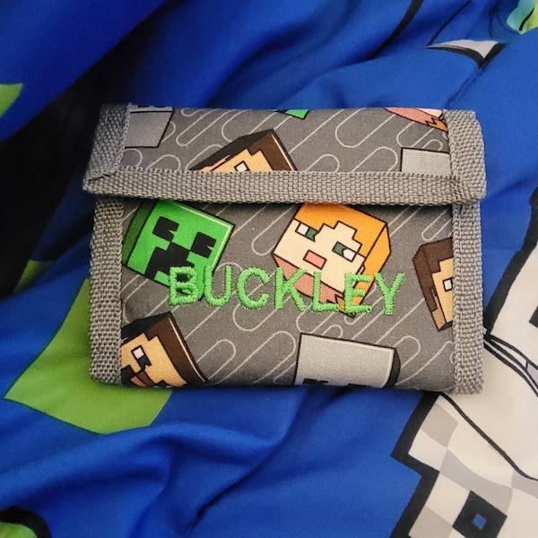 Personalized Girls Wallet, Girls First Wallet, Girls Wallet With Coin ...