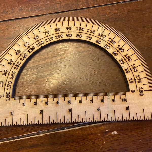 Protractor Accurate With Inch and Cm Ruler Dxf, Jpg, Png, Svg and Pdf ...