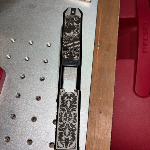 SVG Laser Files, PMAG Gun Template, Fiber Laser Cut File for EZCAD ...