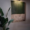 Large Green Minimalist Painting Green Texture Canvas Painting Wabi Sabi ...