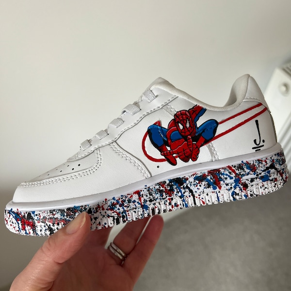 Sesame Street Elmo Cookie Monster Inspired Air Force 1 Trainers ...