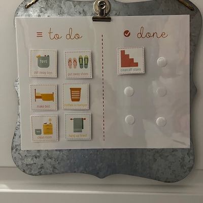 Chore Routine Card I Mix and Match I Visual Chore Cards I Printable ...