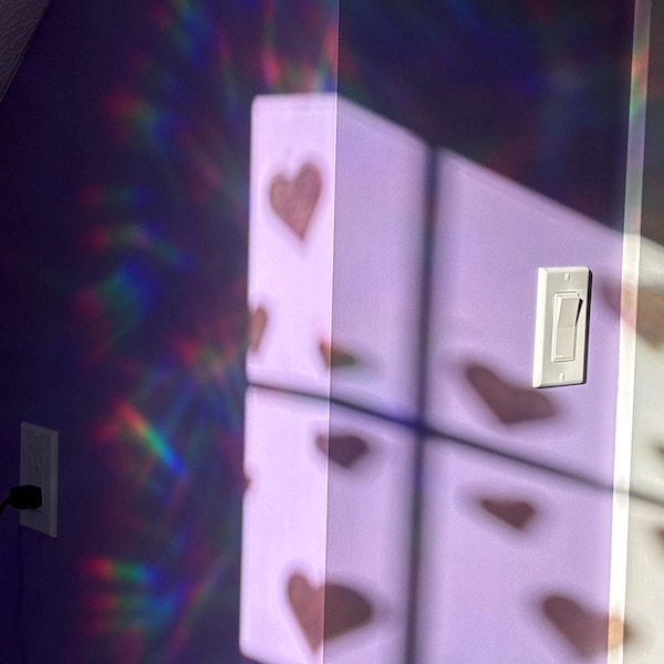 Sun Face With Lashes Window Cling Bling Holographic Rainbow Maker Sun ...