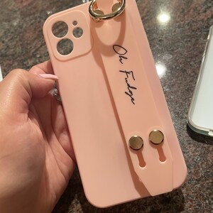 Custom Name Phone Case,personalized Wrist Band Belt Soft Phone Case ...