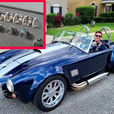 Classic Car Toggle Switch Label Tags, Any HOLE Size Any TEXT Switch ...