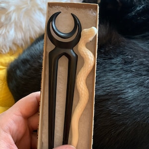 Snake Hair Stick for Witchy Wiccan High Priestess Serpent | Etsy