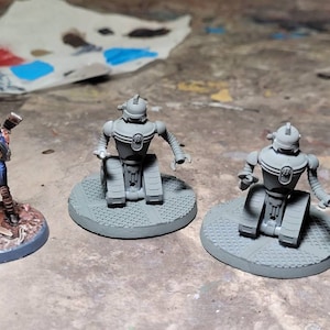 Robotron Bundle Post Apocalyptic Inspired Miniature Set Resin 3D ...