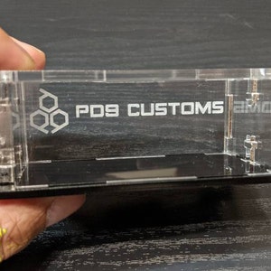 Custom Computer Pc Fan Grill 360mm X 120mm Black Lasercut Acrylic - Etsy