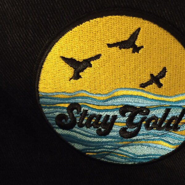 Stay Gold- Iron on Patch - Etsy